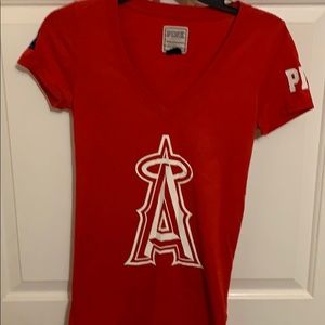 PINK Victoria's Secret | Tops | Victoria Secret Pink Womens Angels T ...